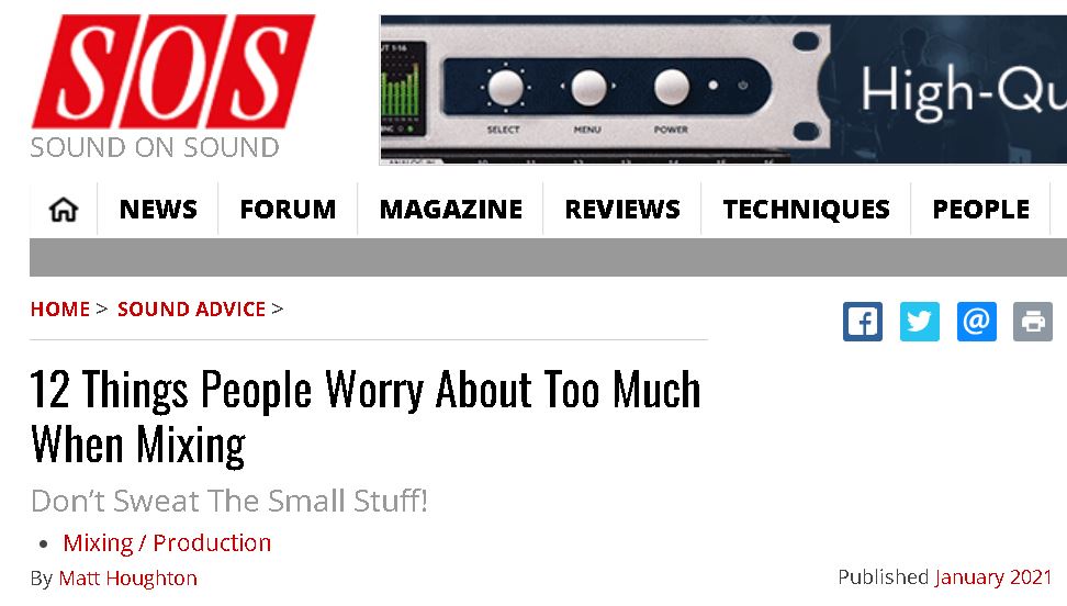 You feel like there is something missing in your mix and it doesn't sound right yet? - Simple ...